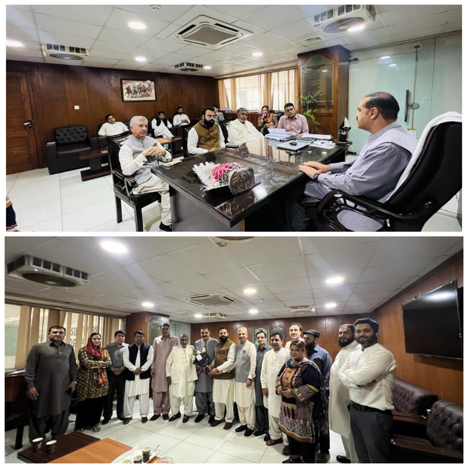 Poepa Delegation extends a warm welcome to Mr. Saeed Khan Khattak - POEPA